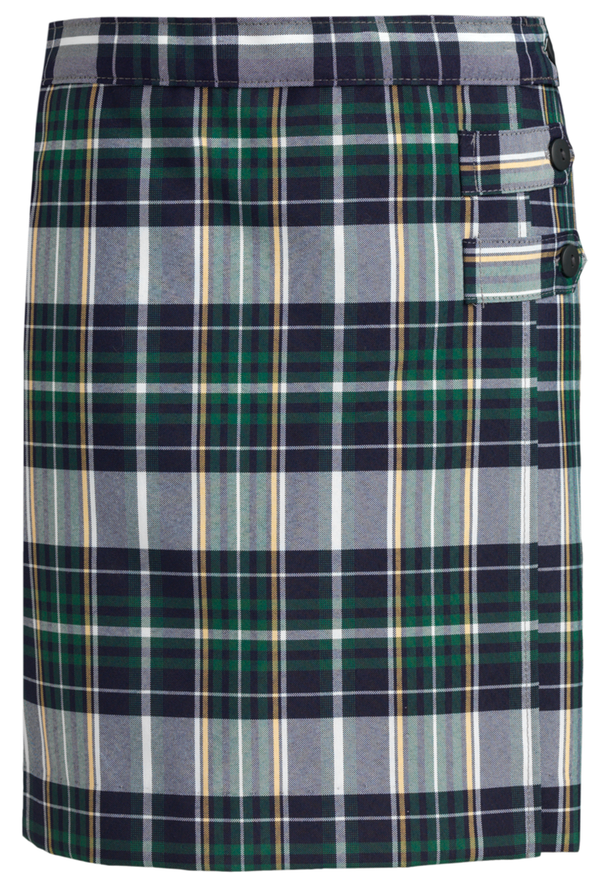 Christopher Plaid Double Tab Pleat Skort