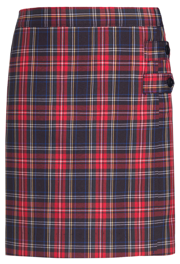 MacBeth Plaid Double Tab Pleat Skort