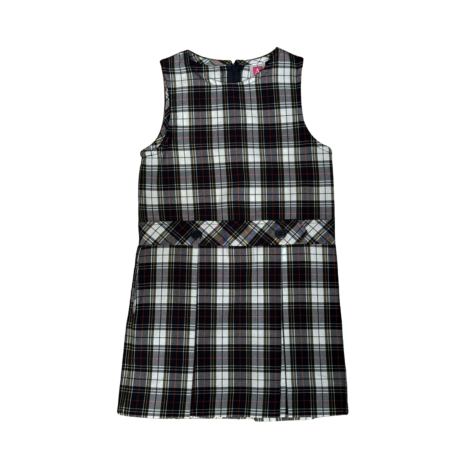 Madison Traditional Academy Kick Pleat Plaid Jumper