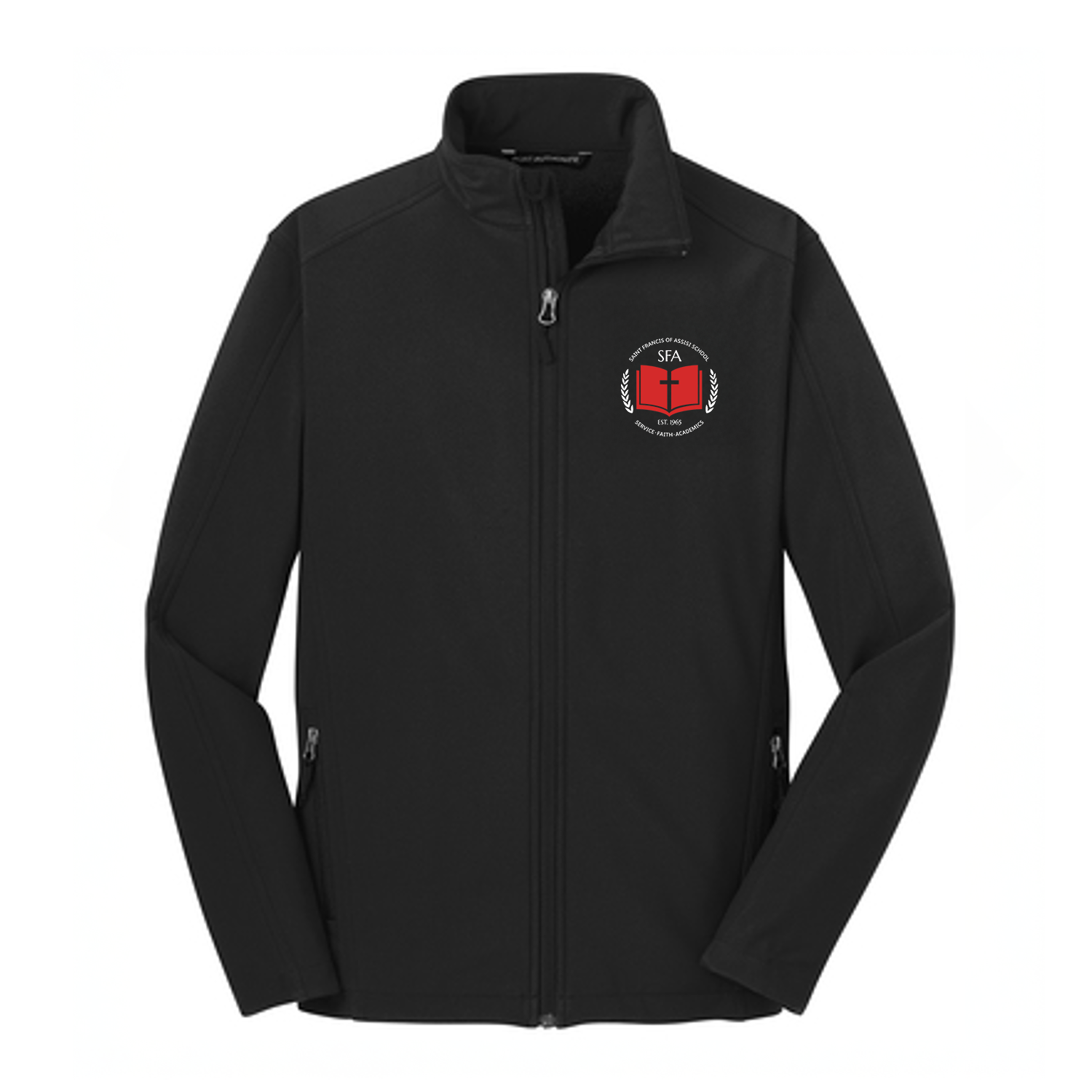 Saint Francis Catholic Unisex Soft Shell Full Zip Jacket
