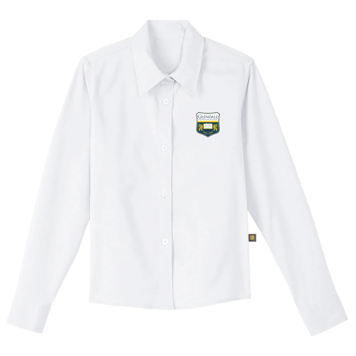 Glendale Prep Feminine Fit Long Sleeve Oxford Shirt