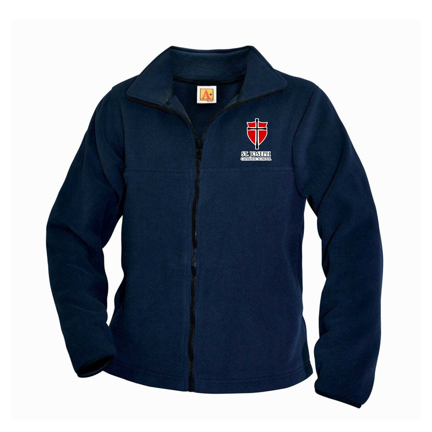 St. Joseph Unisex Navy Polar Fleece Full Zip Jacket